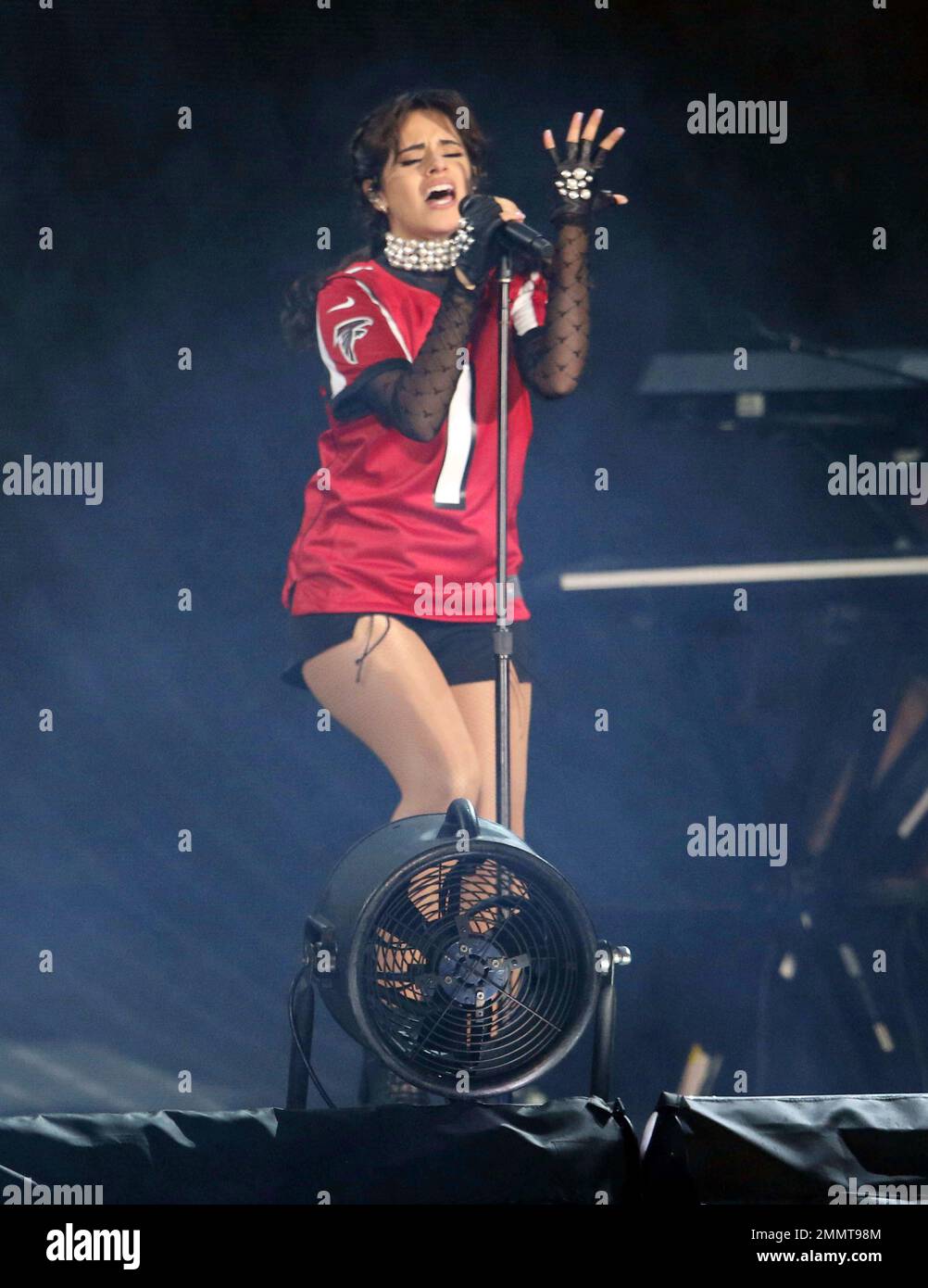Camila Cabello performs during the Taylor Swift Reputation Stadium Tour ...