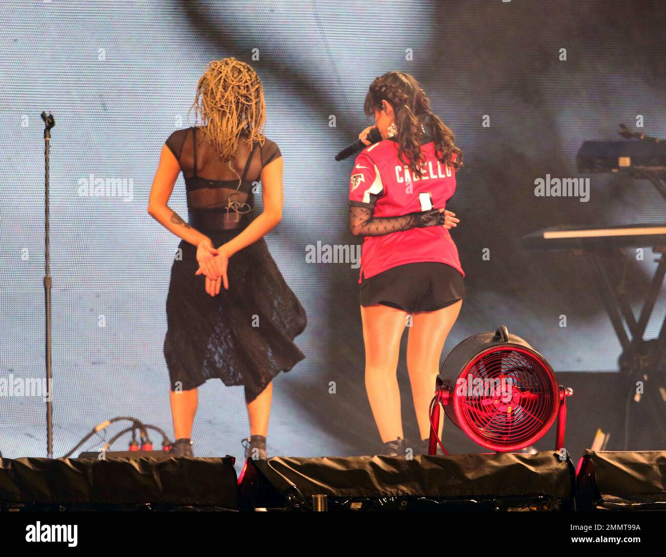 Camila Cabello performs during the Taylor Swift Reputation Stadium Tour ...