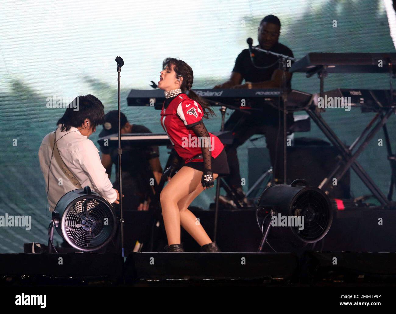 Camila Cabello performs during the Taylor Swift Reputation Stadium Tour ...