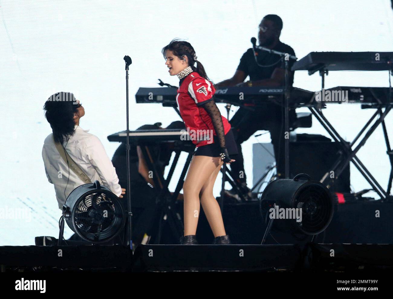 Camila Cabello performs during the Taylor Swift Reputation Stadium Tour ...