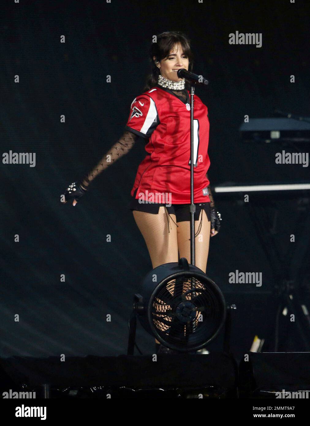 Camila Cabello performs during the Taylor Swift Reputation Stadium Tour ...