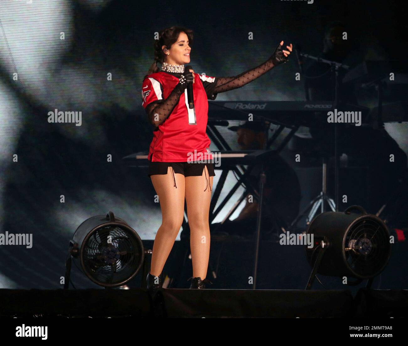Camila Cabello performs during the Taylor Swift Reputation Stadium Tour ...