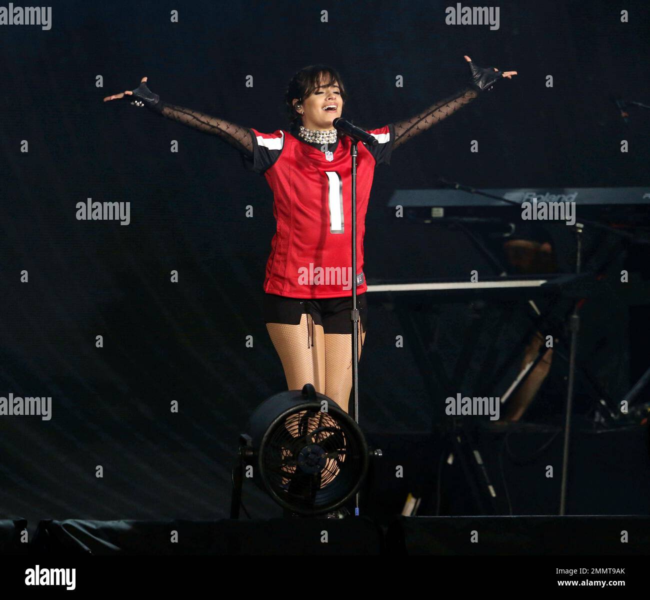 Camila Cabello performs during the Taylor Swift Reputation Stadium Tour ...