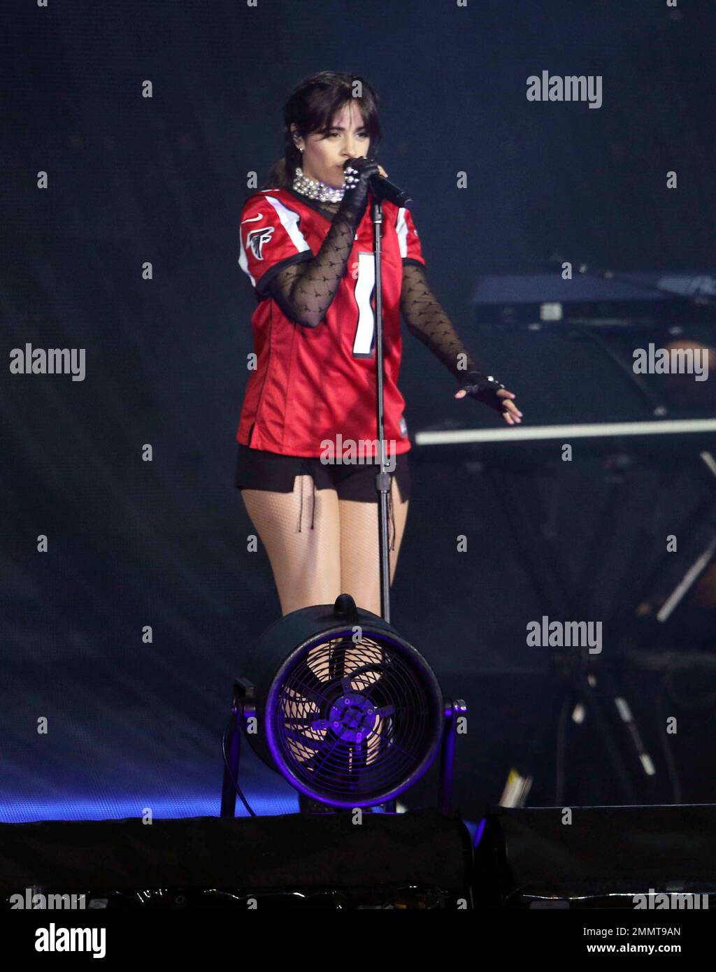 Camila Cabello performs during the Taylor Swift Reputation Stadium Tour ...