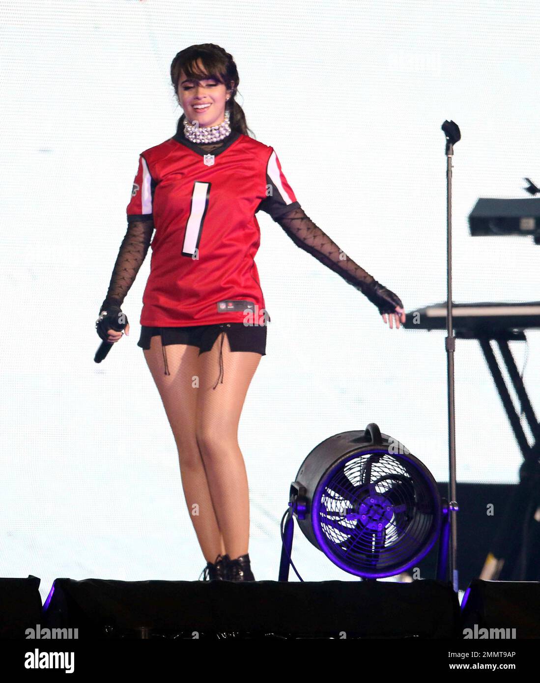 Camila Cabello performs during the Taylor Swift Reputation Stadium Tour ...