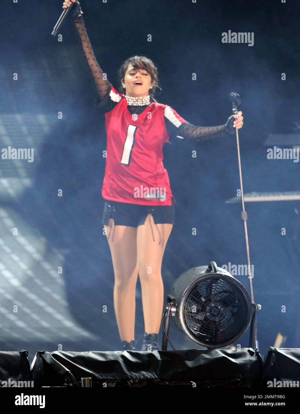 Camila Cabello performs during the Taylor Swift Reputation Stadium Tour ...