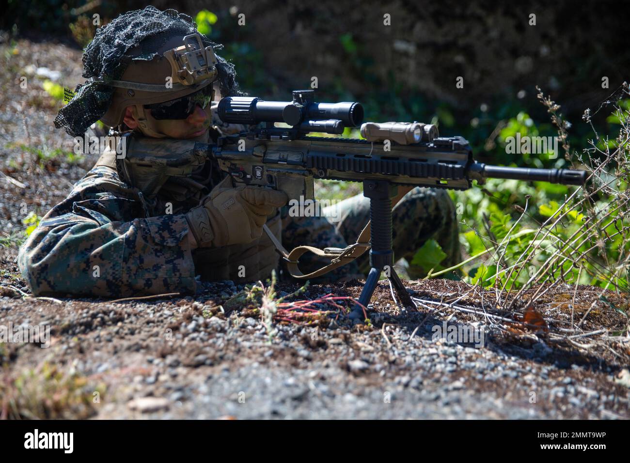U.S. Marine Corps Cpl. Matthew Martin, an infantry squad leader with 2d ...