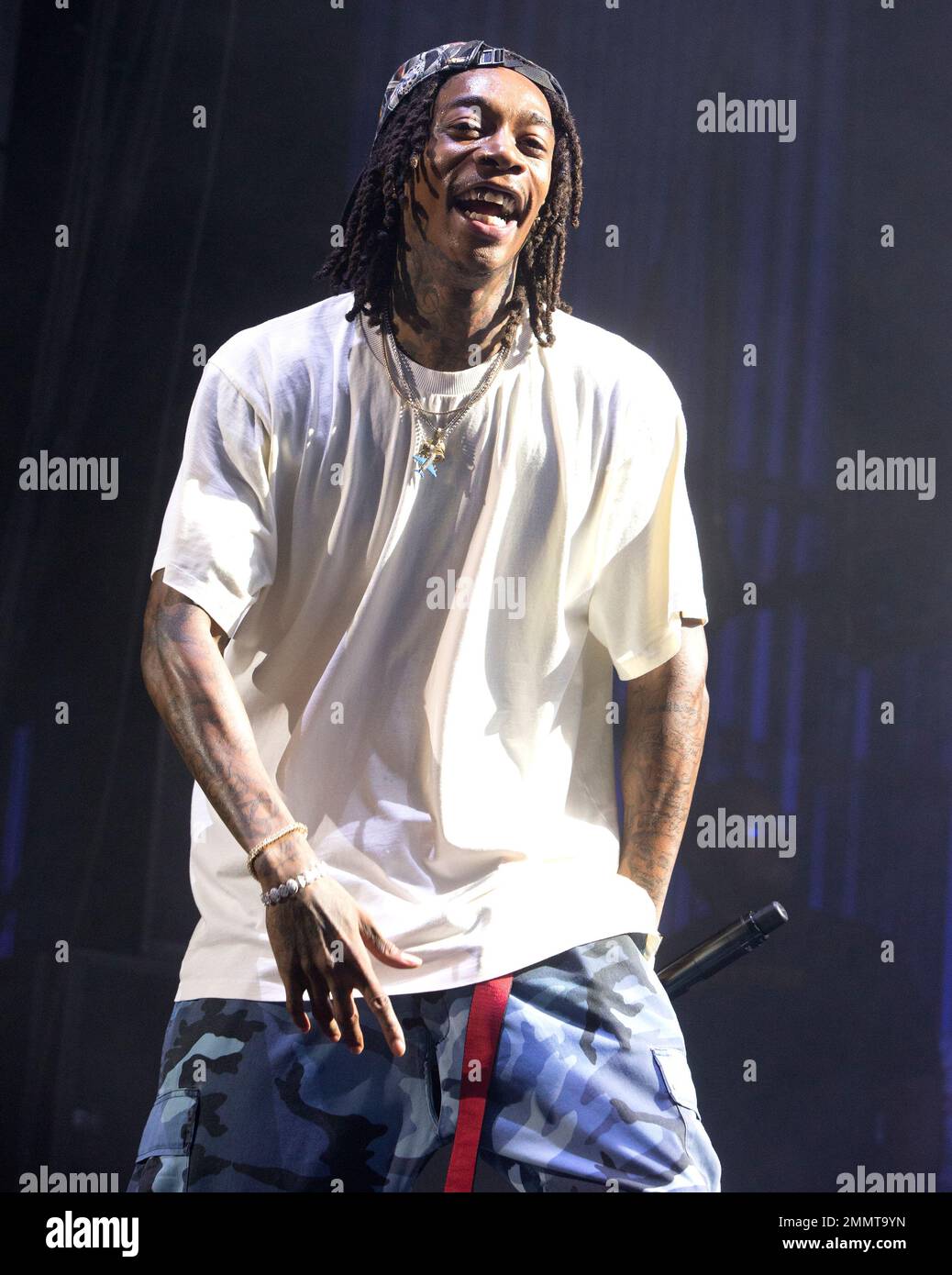 Wiz Khalifa performs in concert during his "Dazed & Blazed Summer 2018 ...