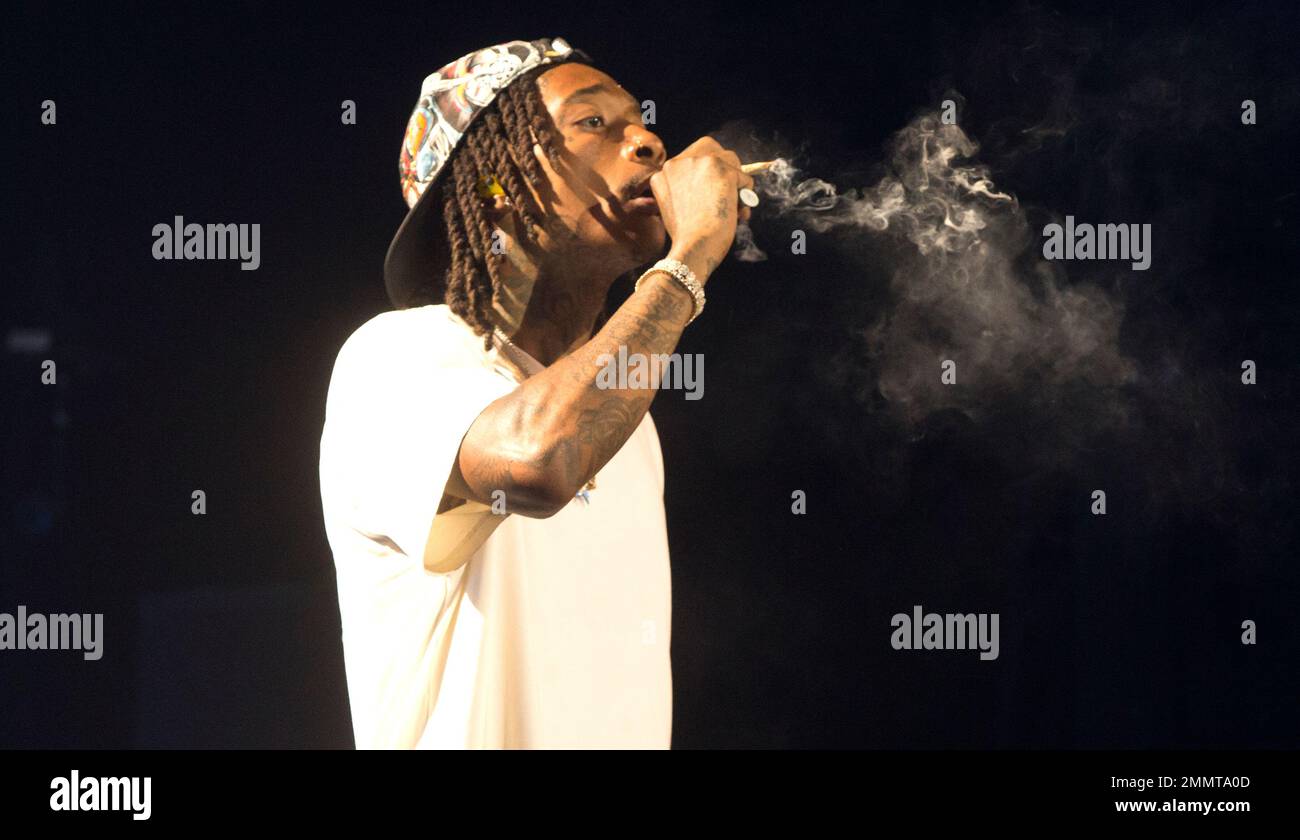 Wiz Khalifa performs in concert during his "Dazed & Blazed Summer 2018 ...