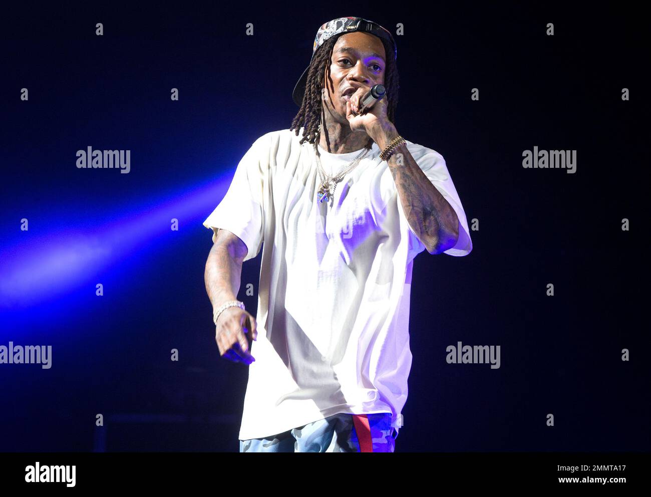 Wiz Khalifa performs in concert during his "Dazed & Blazed Summer 2018 ...