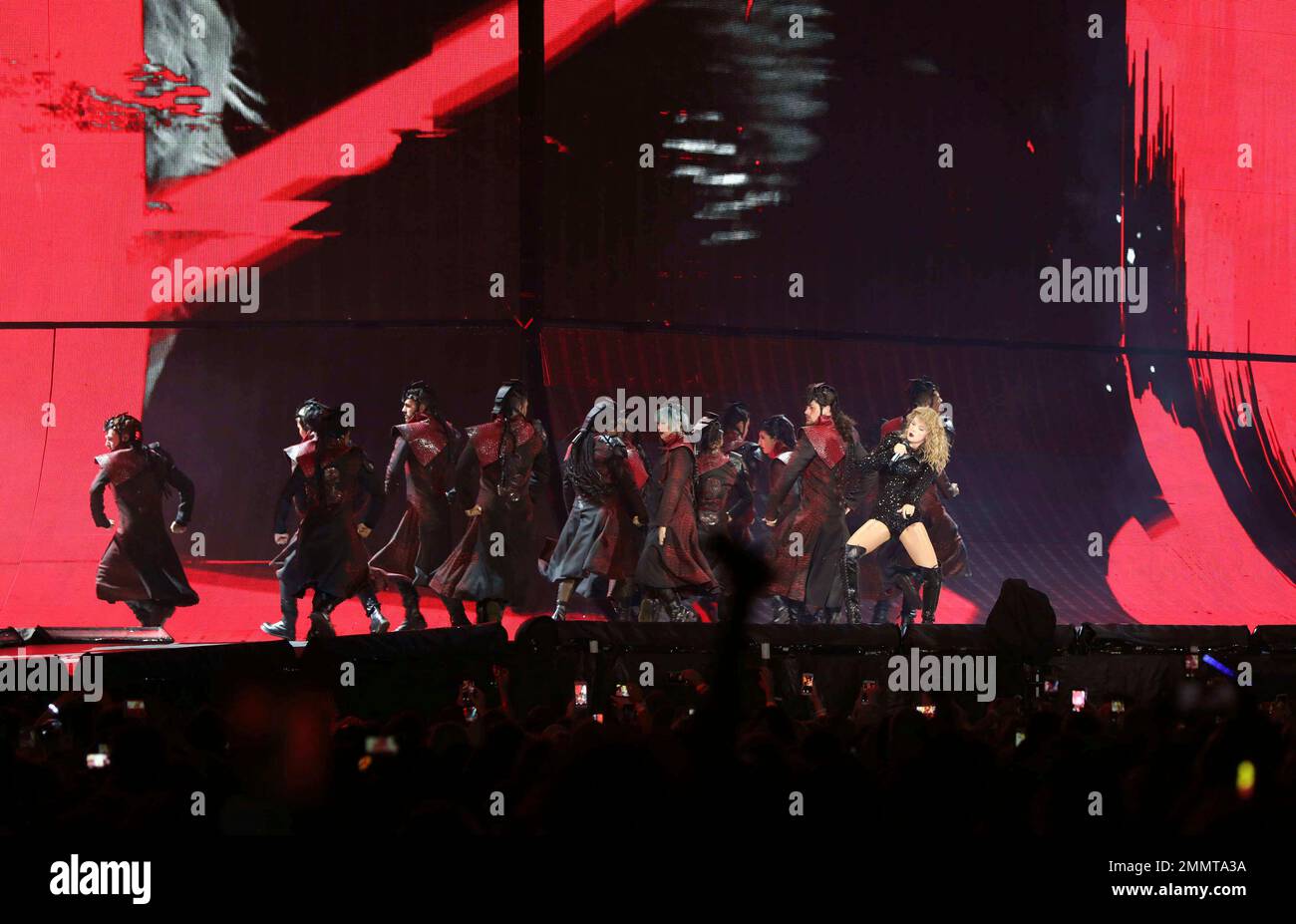 Taylor Swift performs during the Taylor Swift Reputation Stadium Tour ...