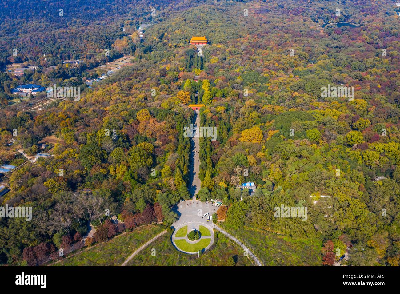 Aerial nanjing Ming tomb Stock Photo - Alamy