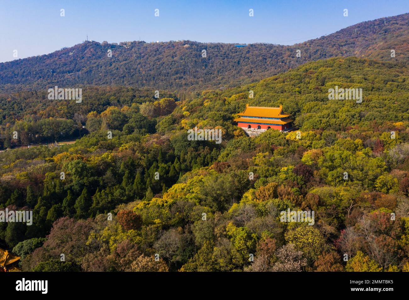 Aerial nanjing Ming tomb Stock Photo - Alamy