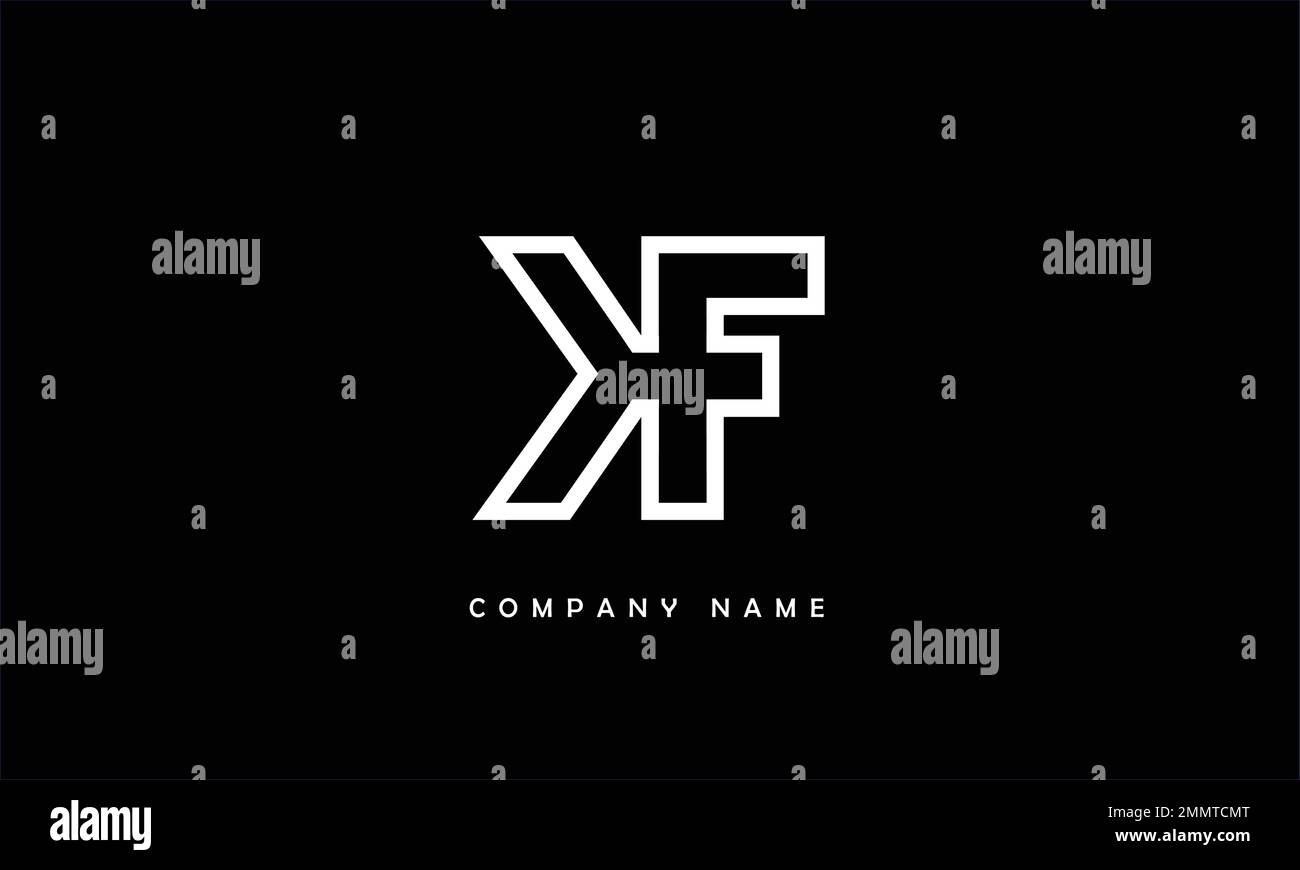 KF, FK Abstract Letters Logo Monogram Stock Vector Image & Art - Alamy