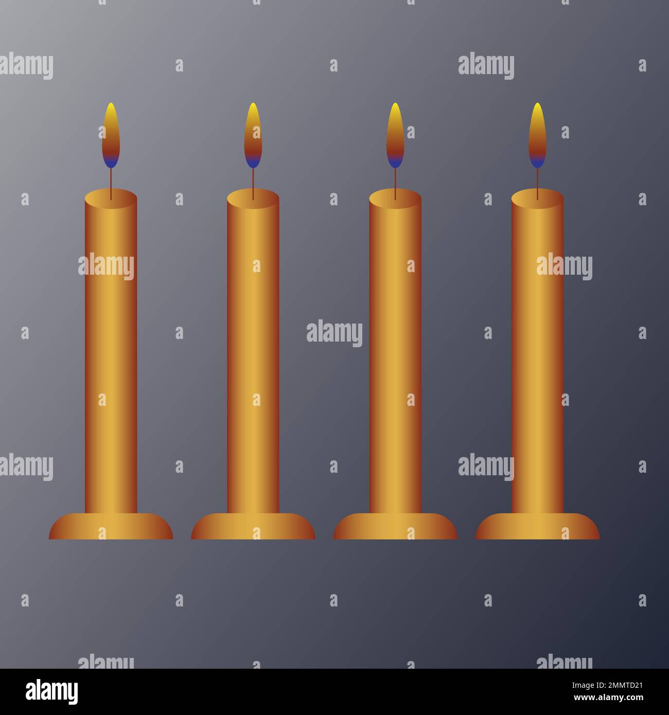 3D logo design concept template. 3D candle concept vector logo Stock ...