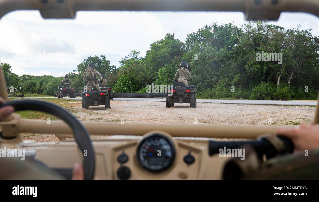 Members of the 36th Security Forces Squadron’s Jungle Enforcement Team ...