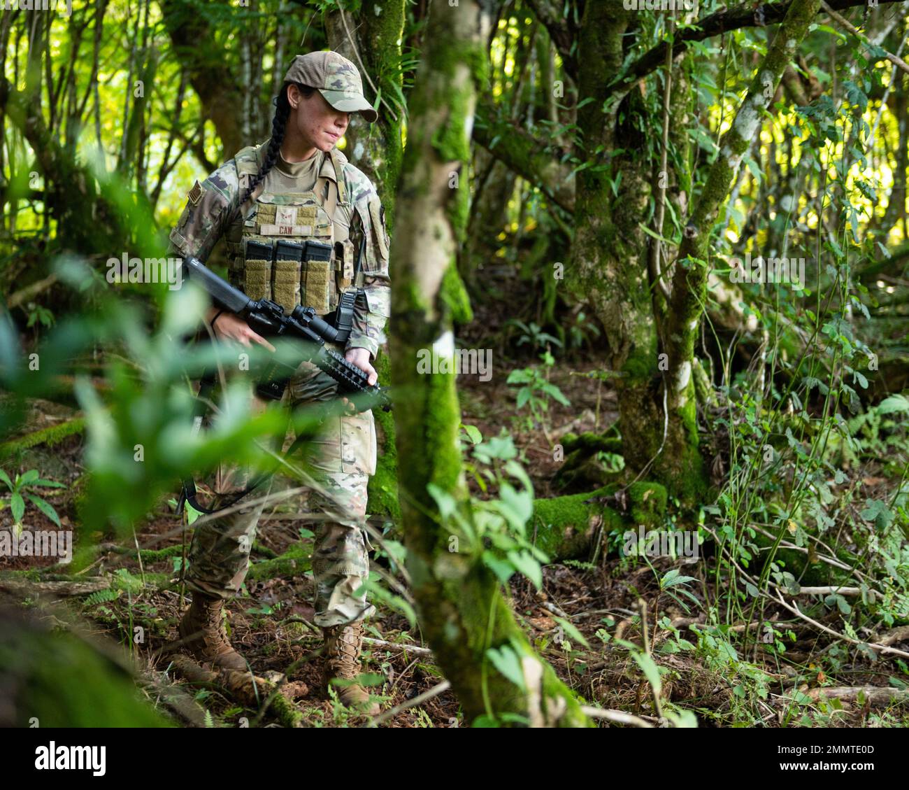 U.S. Air Force Airman 1st Class Avery Caw, 36th Security Forces ...
