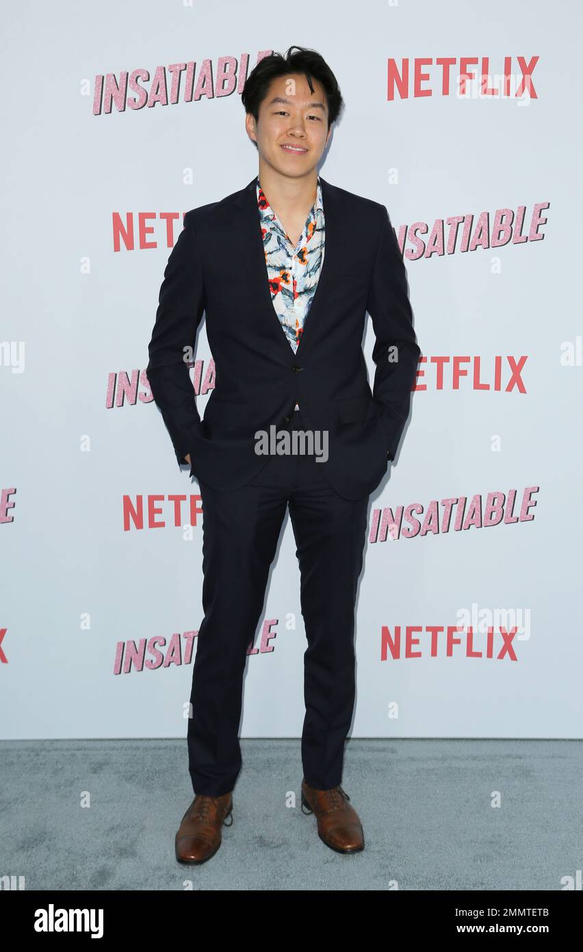 Daniel Kang arrives at the LA Premiere of "Insatiable" at the Arclight ...
