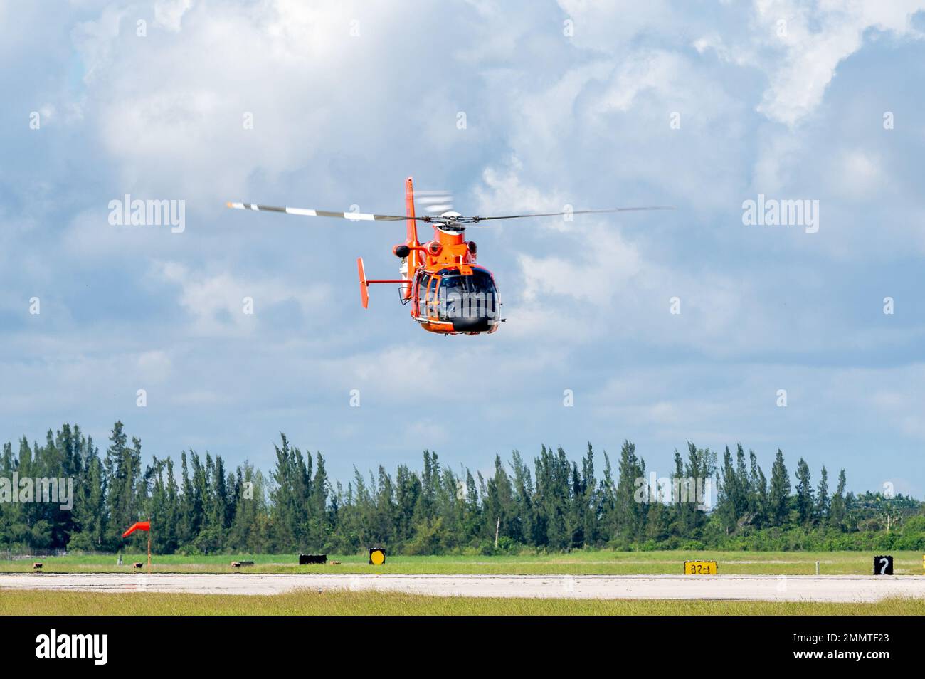 United States Coast Guard MH-65 Dolphin helicopter from Coast Guard Air ...
