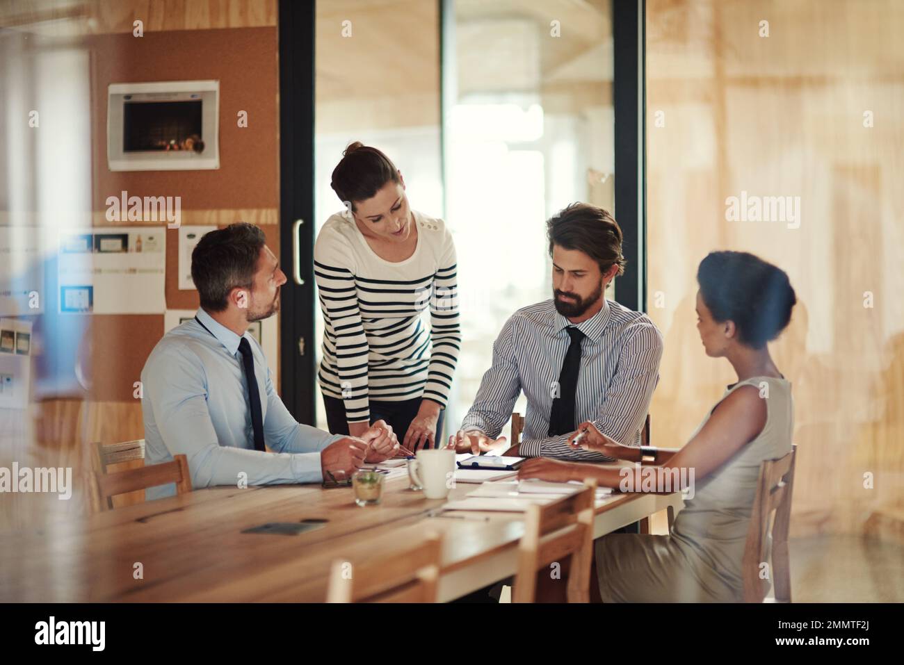 Office workers inside interior hi-res stock photography and images - Alamy