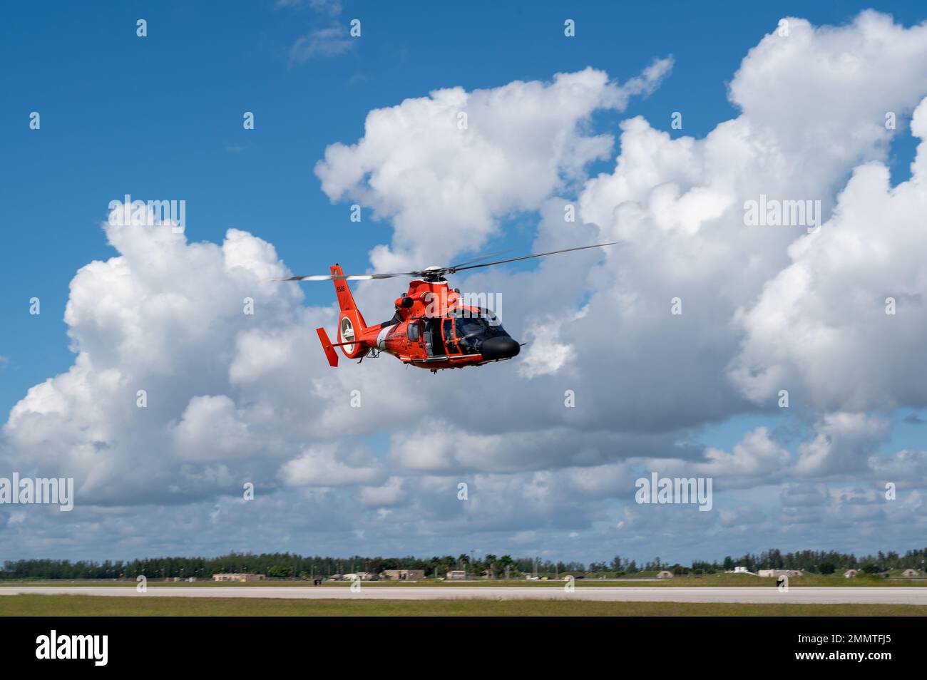 United States Coast Guard MH-65 Dolphin helicopter from Coast Guard Air ...