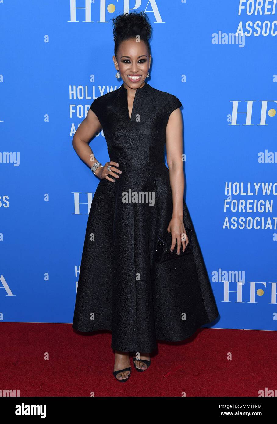 Dawn-Lyen Gardner arrives at the Hollywood Foreign Press Association ...