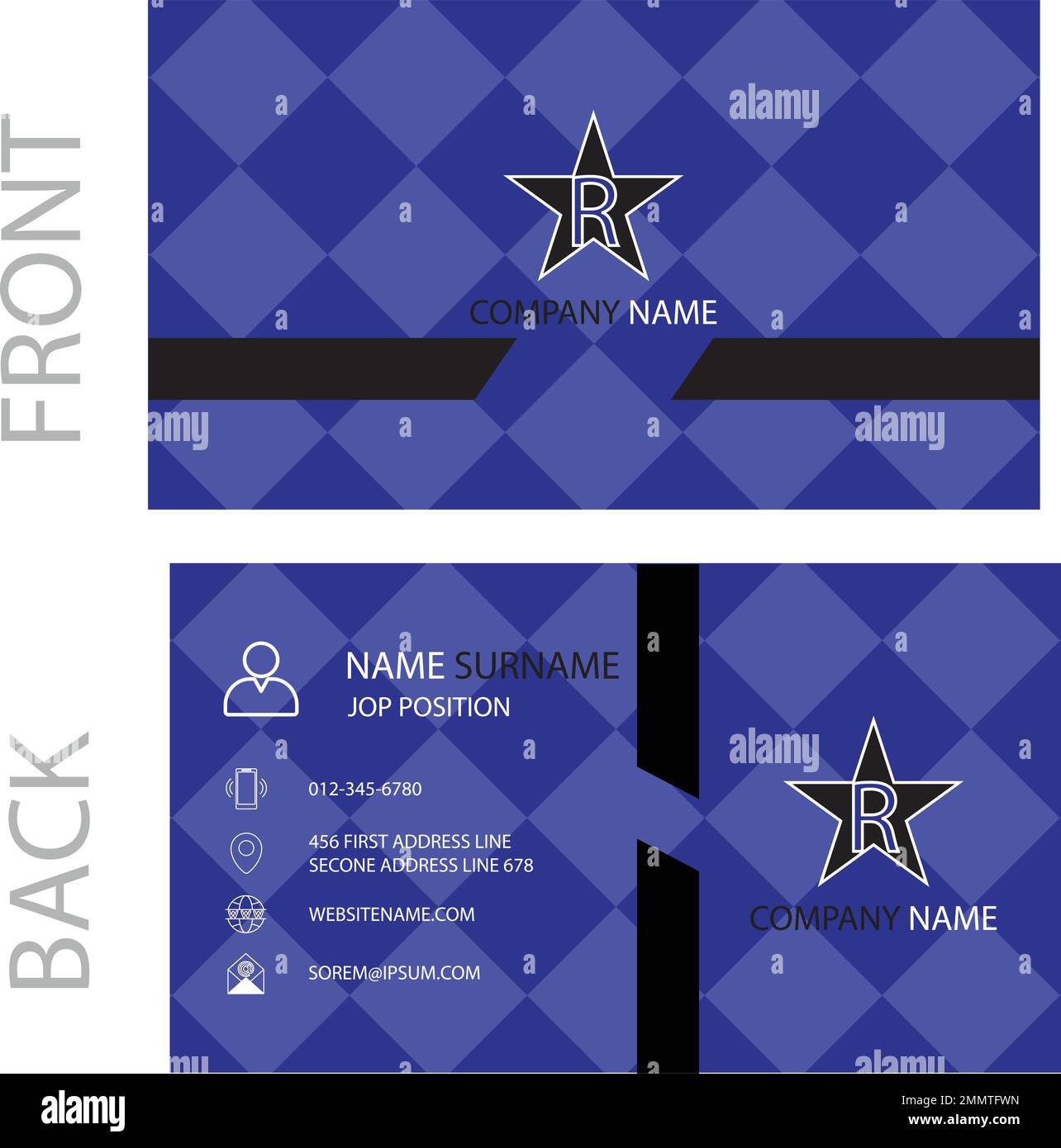 Eye business card design template, Visiting for your company, Modern ...