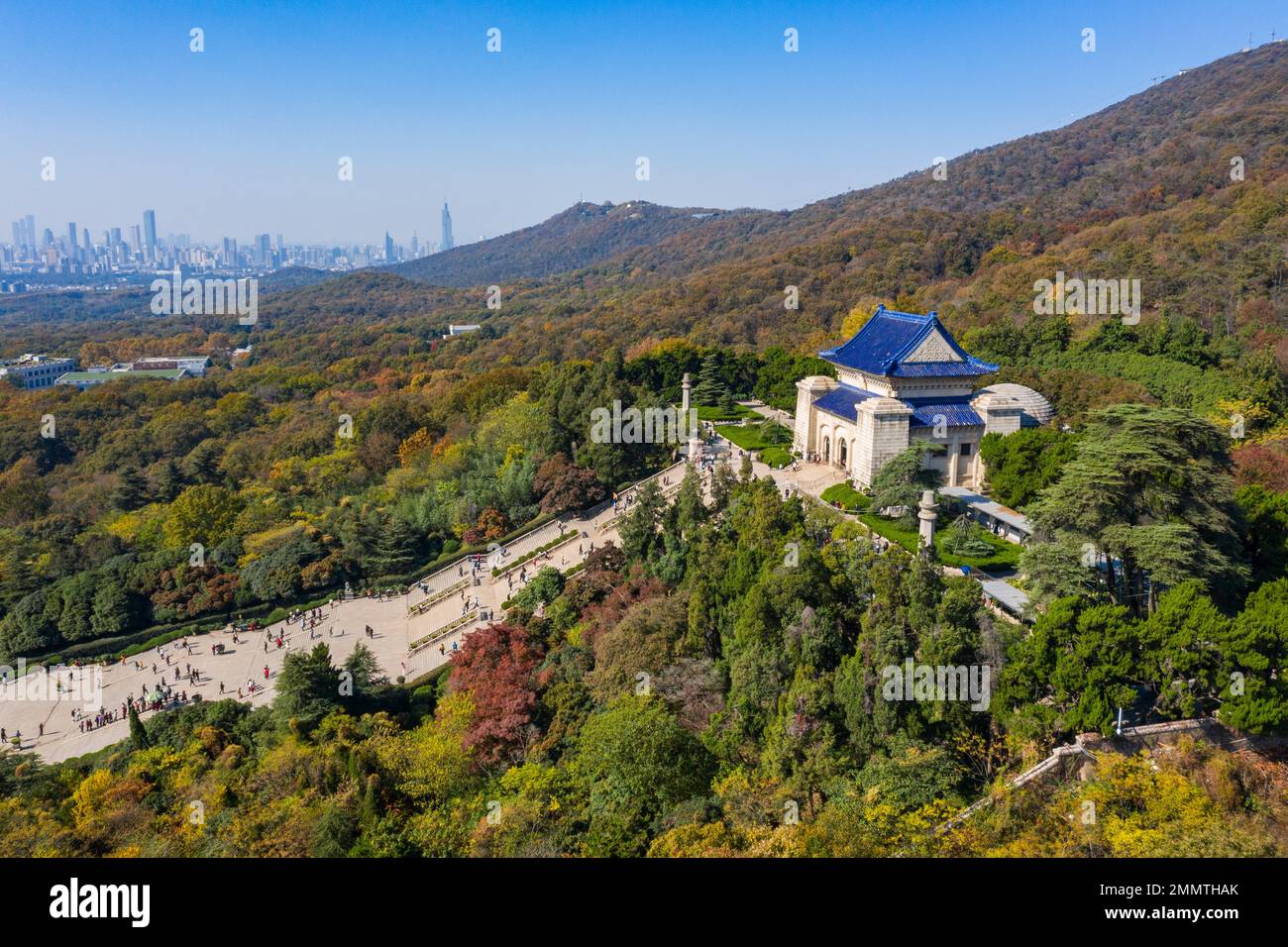 Sun yat-sen's mausoleum in nanjing Stock Photo - Alamy