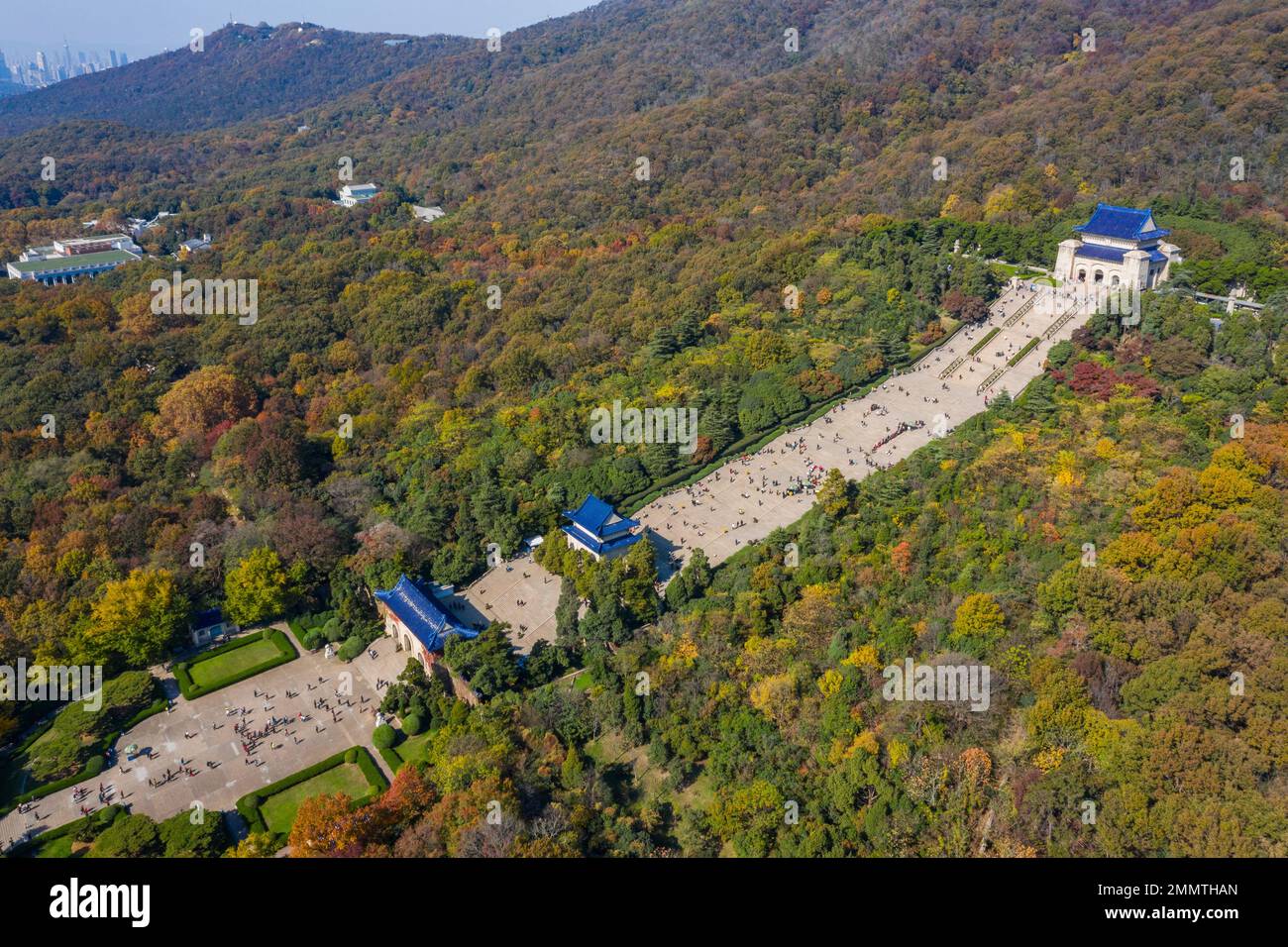 Sun yat-sen's mausoleum in nanjing Stock Photo - Alamy