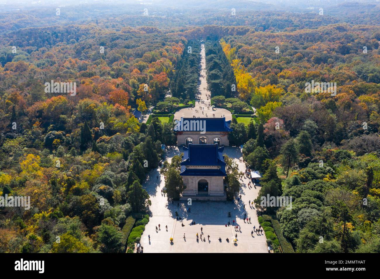 Sun yat-sen's mausoleum in nanjing Stock Photo - Alamy