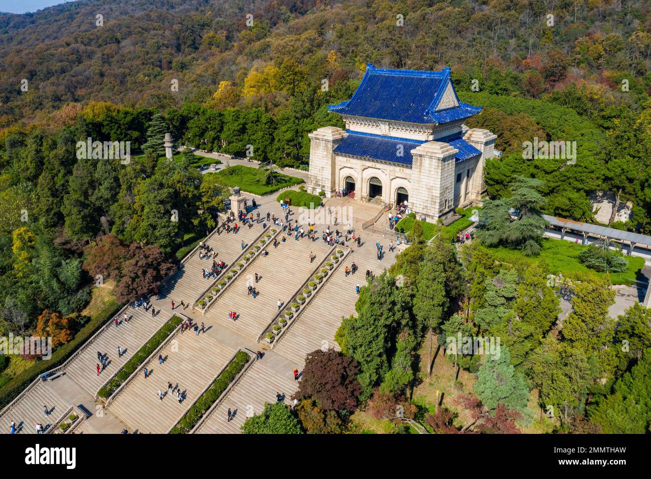 Sun yat-sen's mausoleum in nanjing Stock Photo - Alamy