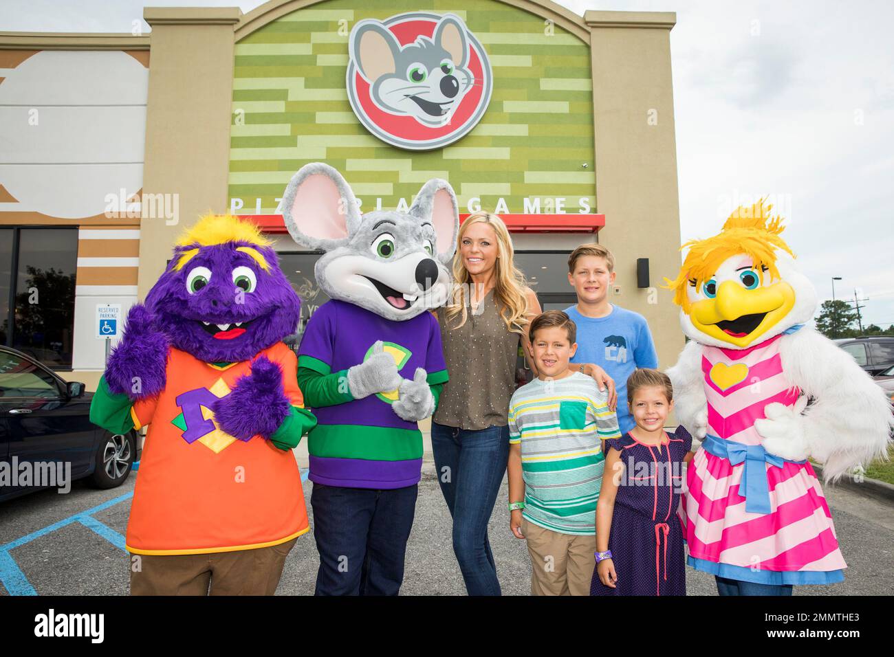 IMAGE DISTRIBUTED FOR CHUCK E. CHEESE - Pro softball pitcher Jennie ...