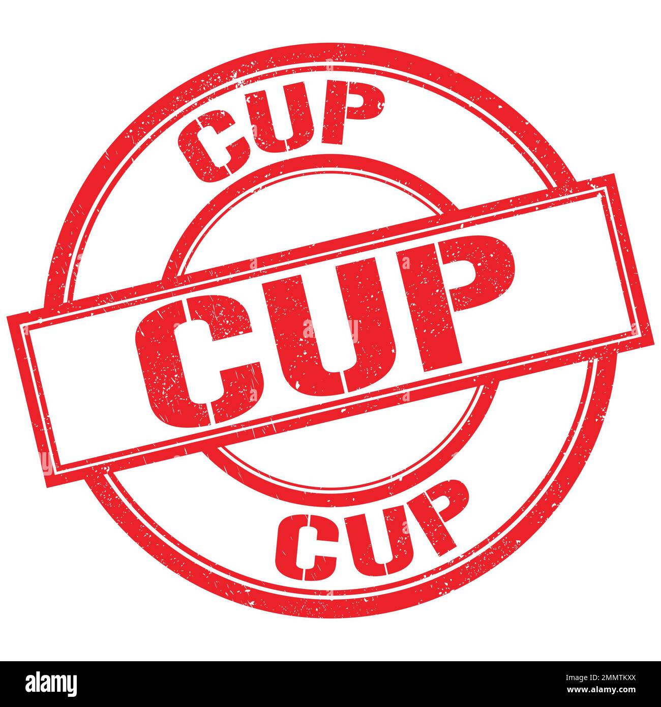 Icon cup text on Cut Out Stock Images & Pictures - Alamy