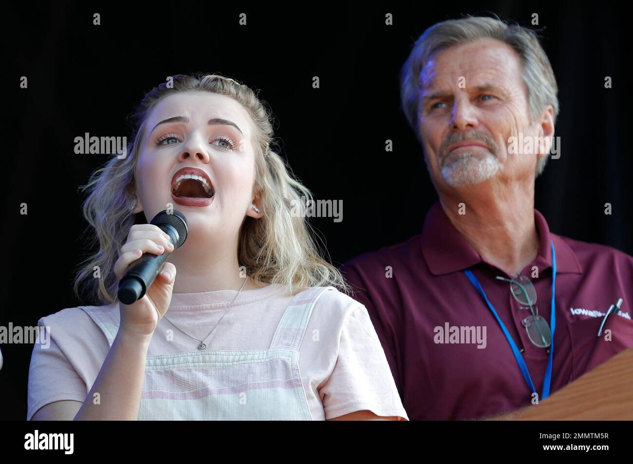"American Idol" winner Maddie Poppe, of Clarksville, Iowa, sings the ...