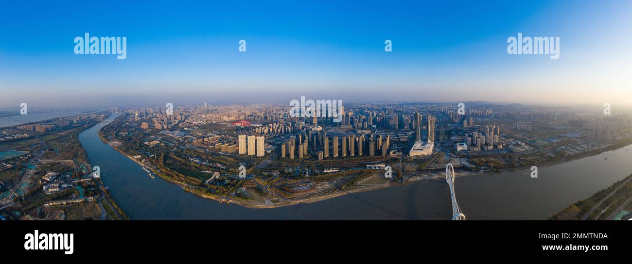 Nanjing not shanghai skyscrapers river hi-res stock photography and ...