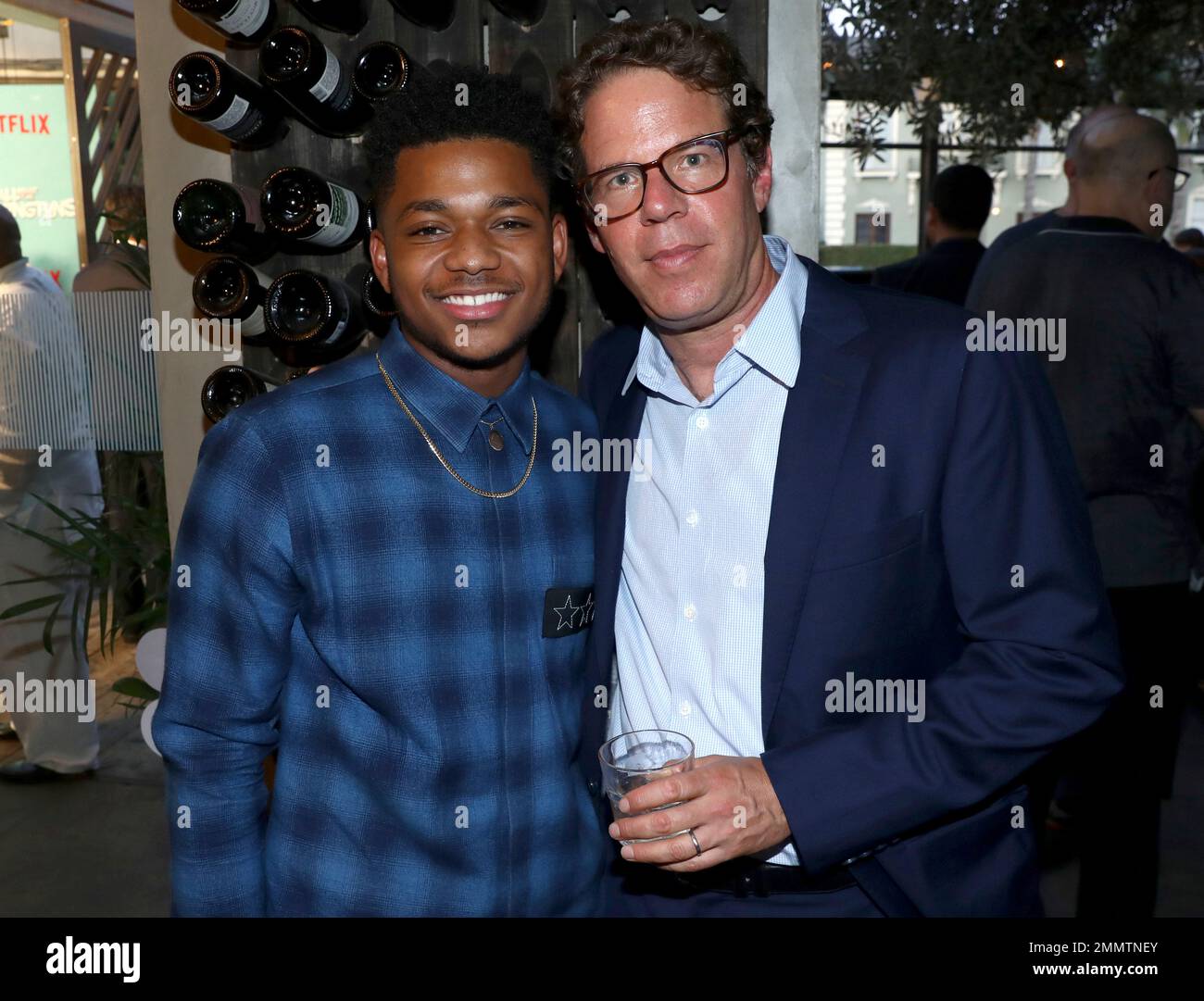 Nathan Anderson, left, and Andrew Reich are seen at Netflix's All About ...