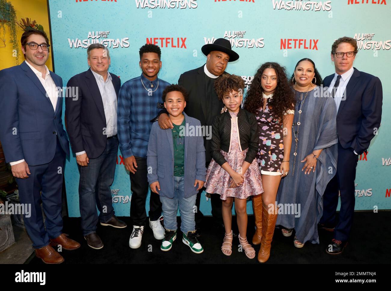 Jeremy Bronson, from left, Ted Sarandos, chief content officer for ...