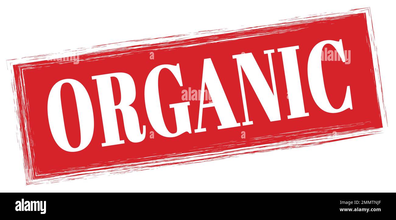 Organic text written word Cut Out Stock Images & Pictures - Alamy