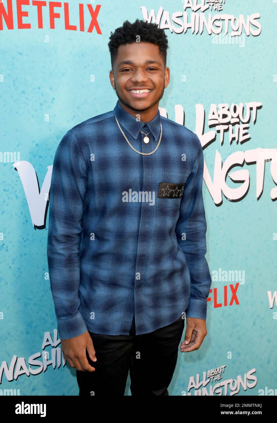 Nathan Anderson is seen at Netflix's All About the Washingtons Premiere ...