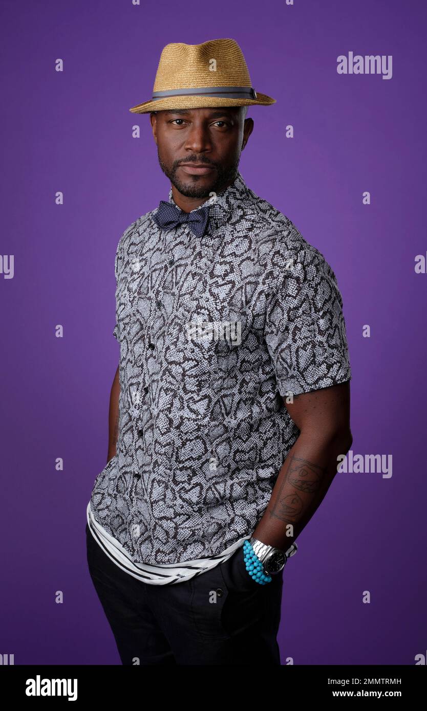 Taye Diggs, a cast member in the CW series "All American," poses for a ...