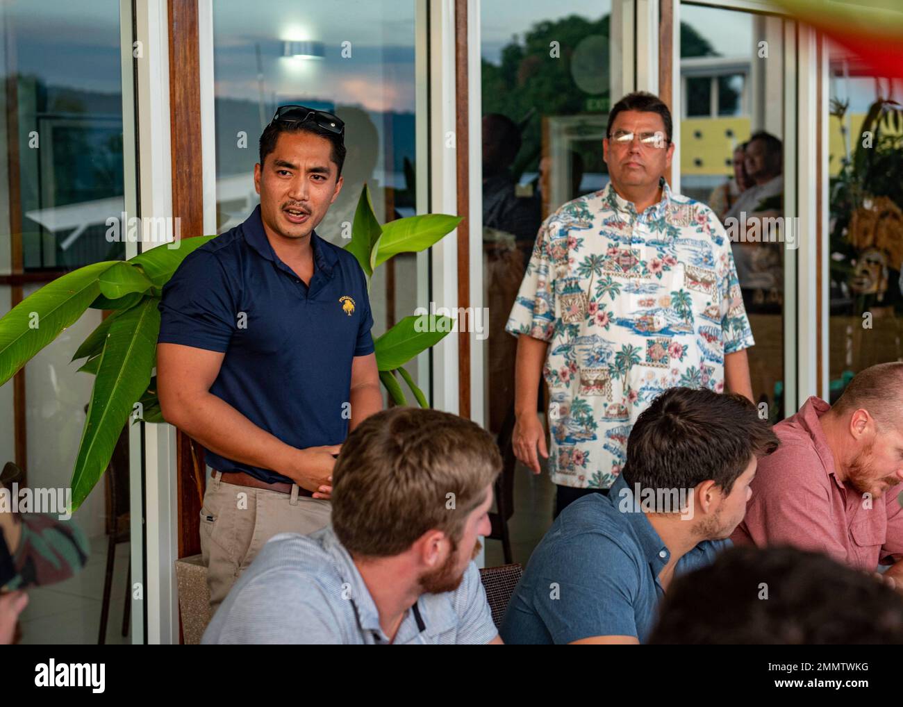 U.S. Marine Corps Capt. Gary Raymundo, a mission commander assigned to ...