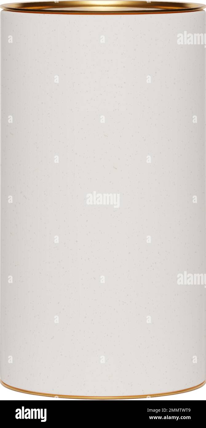 Cylindrical copper container Stock Vector Images - Alamy