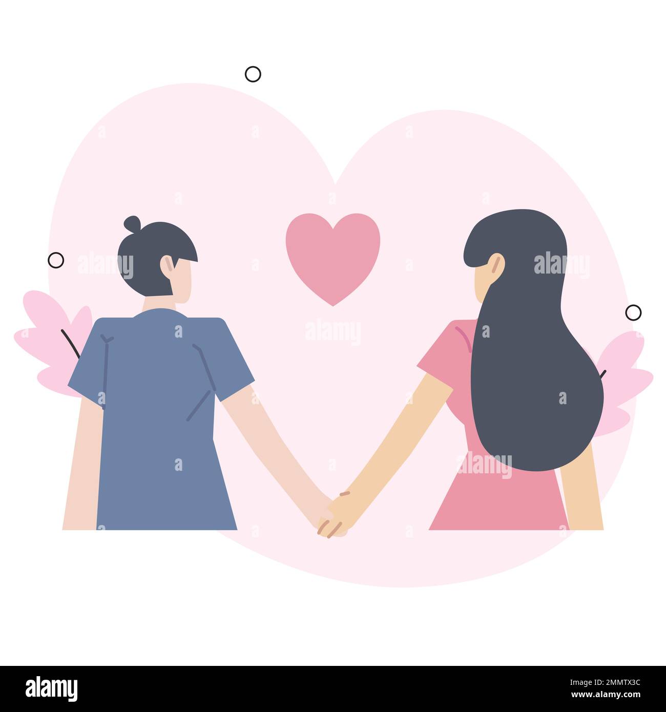 Couple on romantic date Stock Vector Images - Alamy