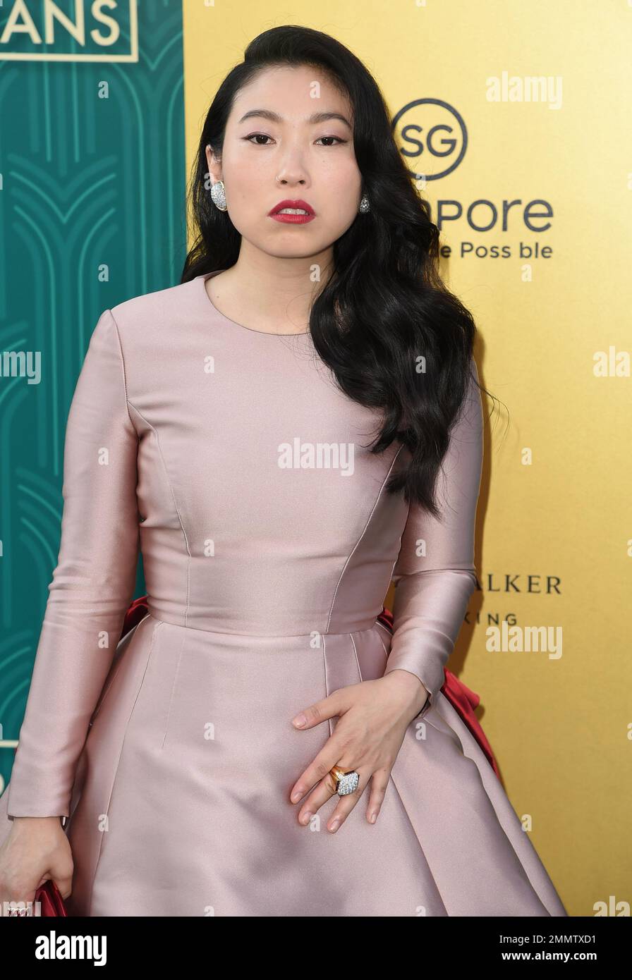 Awkwafina arrives at the premiere of "Crazy Rich Asians" at the TCL ...