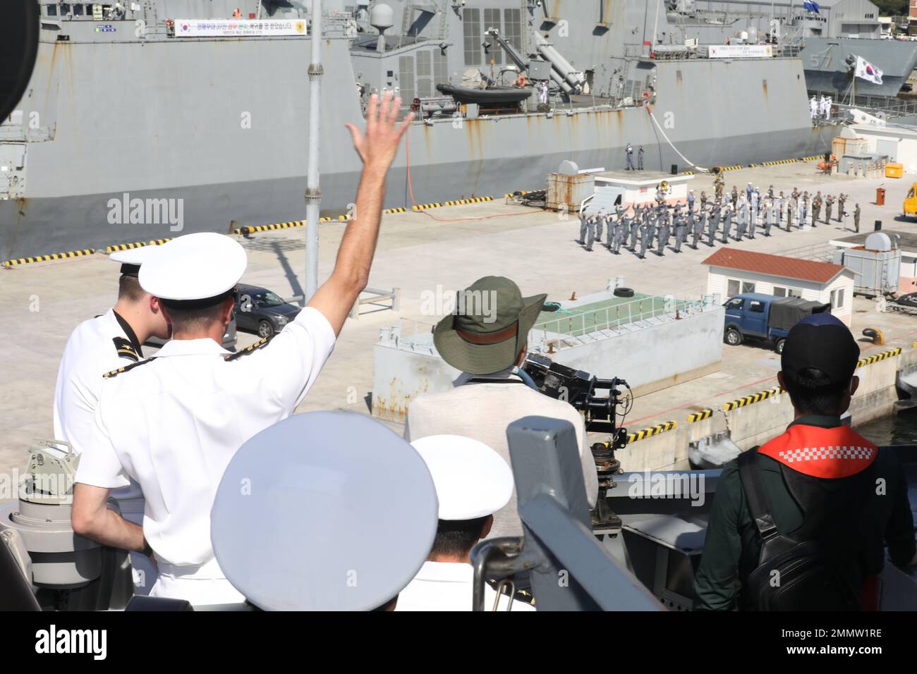 CHINHAE, Republic of Korea (Sept. 23 2022) Cmdr. Marcus Seeger ...