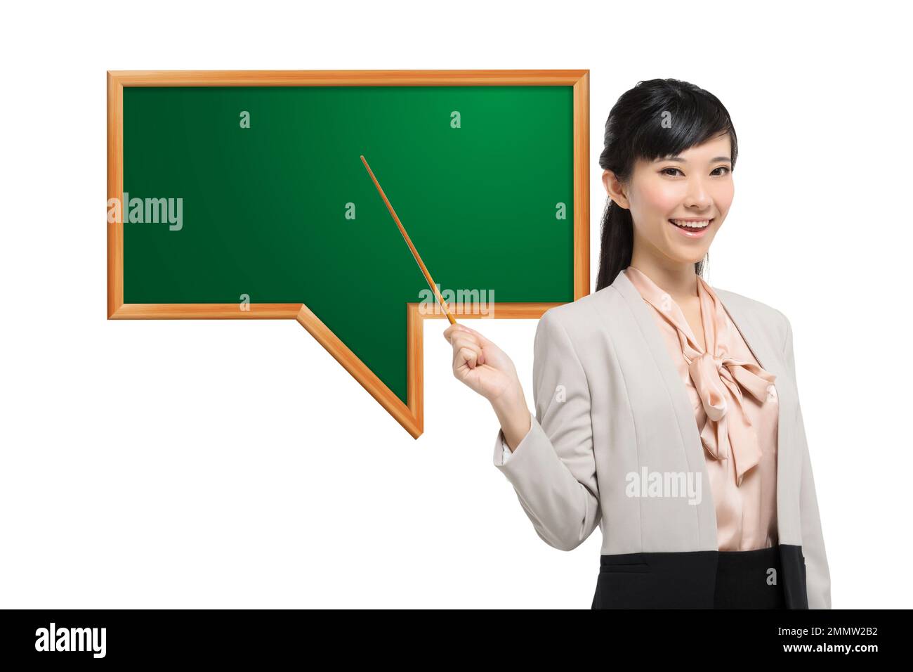 The young teacher lectures Stock Photo - Alamy