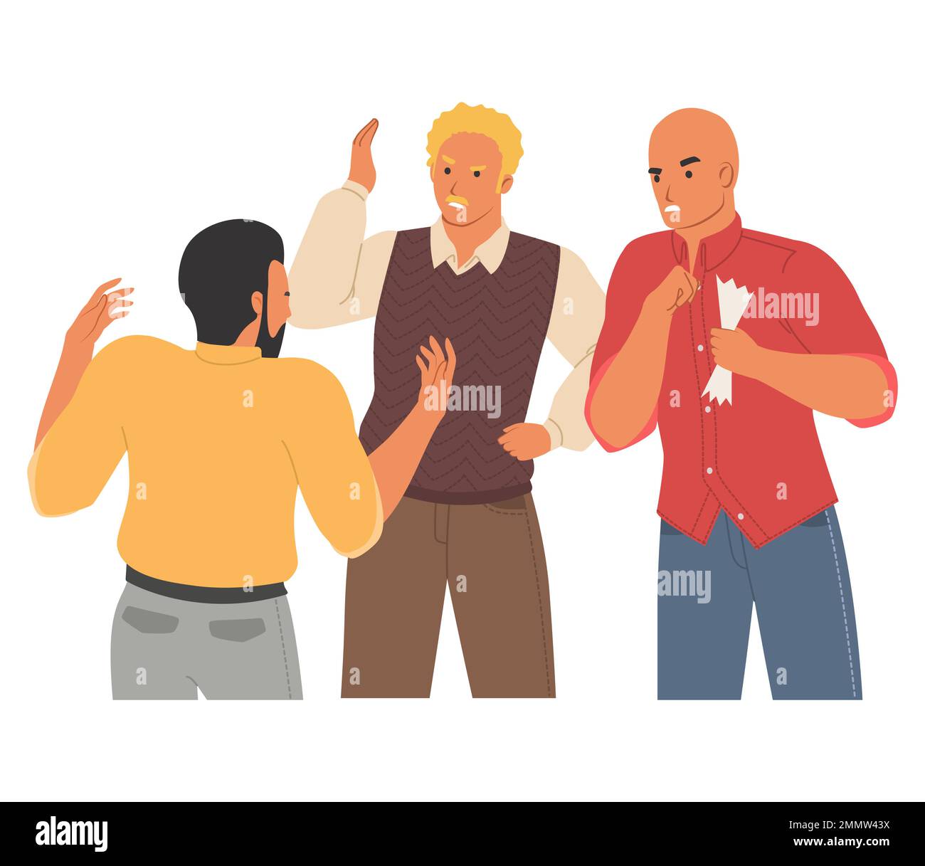 Disagreeing people Stock Vector Images - Alamy