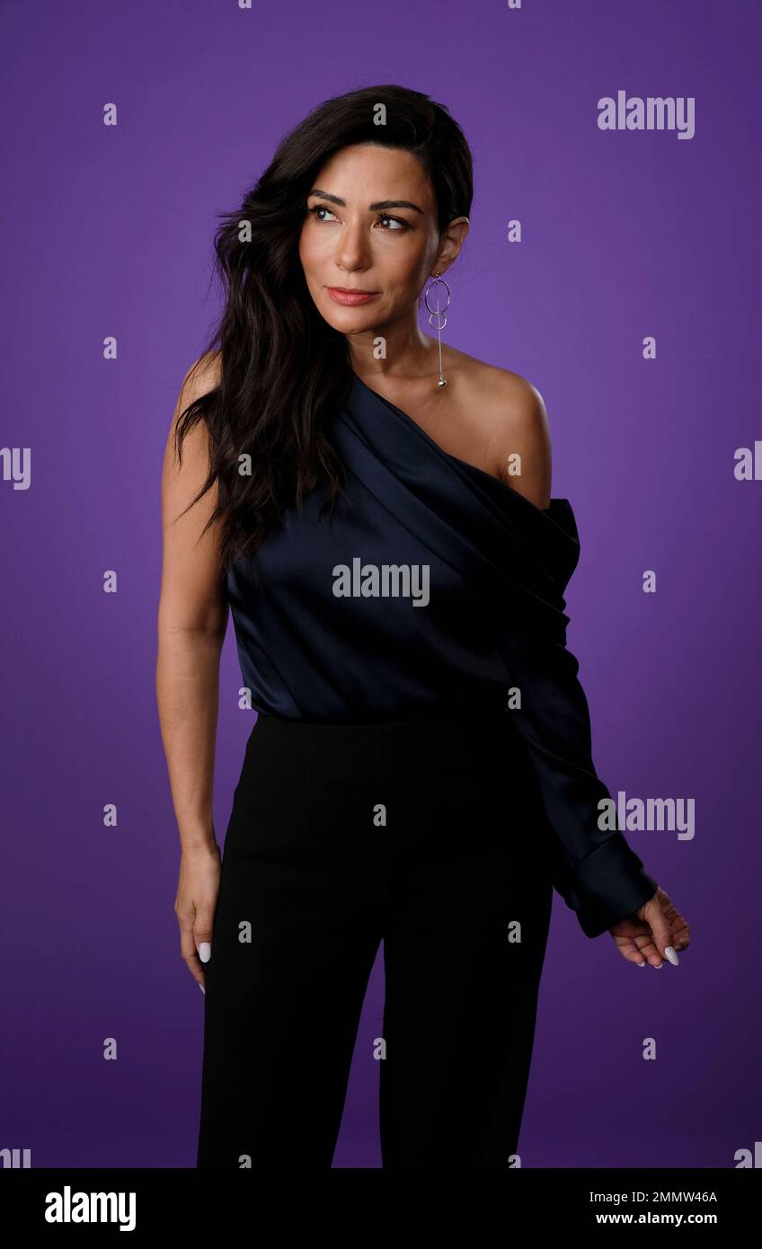 Marisol Nichols, a cast member in the CW series "Riverdale," poses for ...