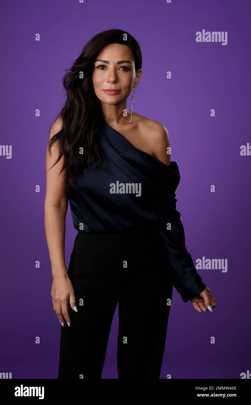 Marisol Nichols, a cast member in the CW series "Riverdale," poses for ...