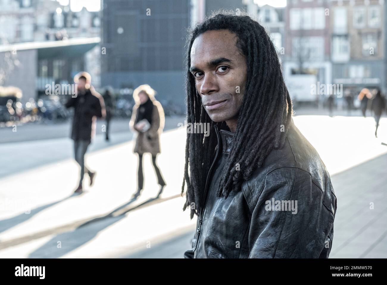 In this Feb. 24, 2018 photo, Fab Morvan, of the music duo Milli Vanilli ...